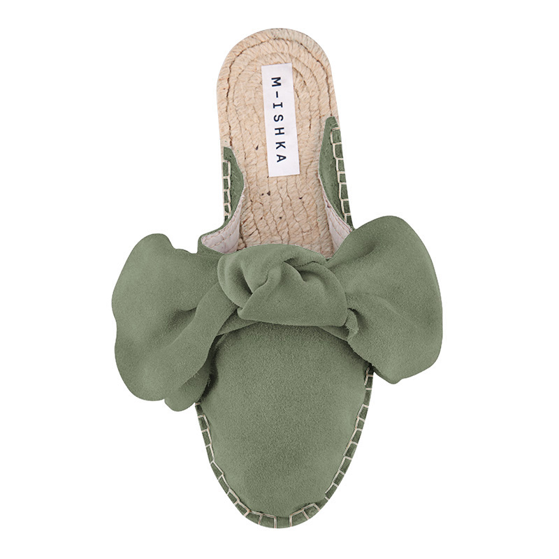 Olive Slippers | M-ishka